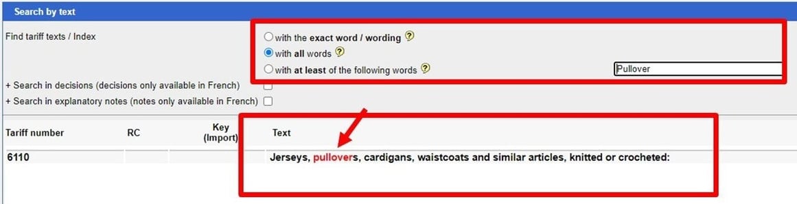 Customs tariff classification made easy for e-commerce traders